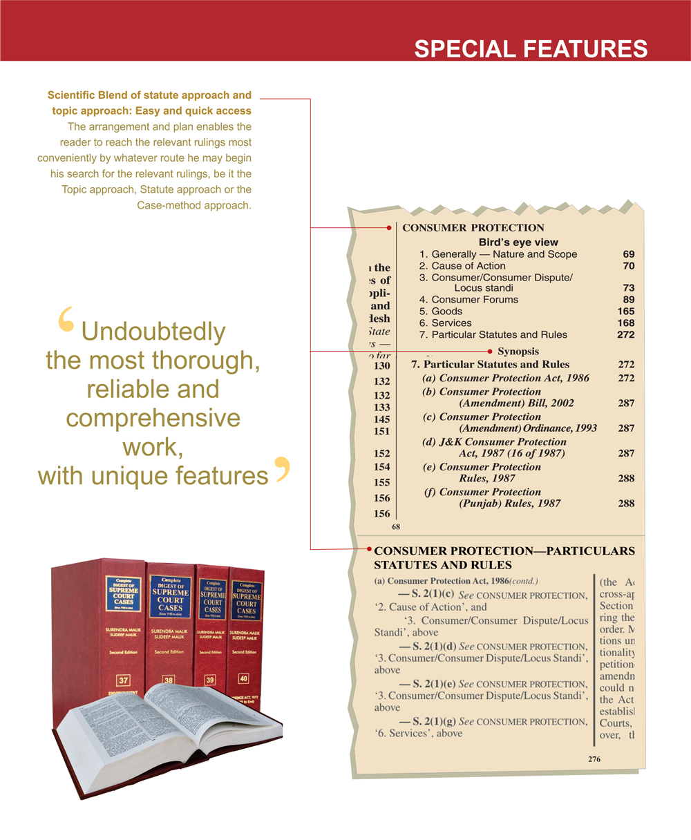 Complete Digest of Supreme Court Cases (Volume 1 to 58) (In 60 Volumes)